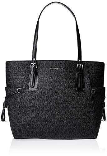 Michael Kors Voyager East/West Signature Tote One Size (Black)