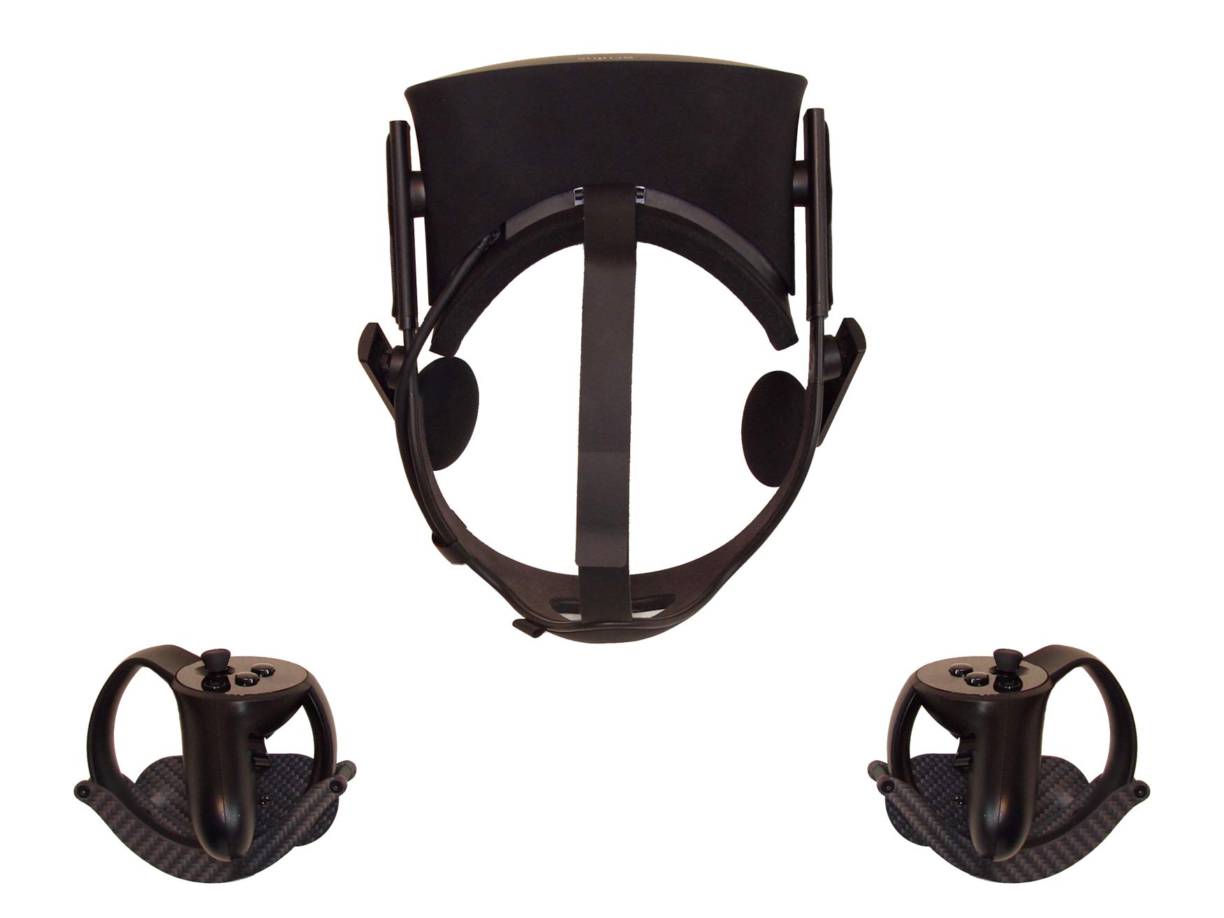 Carbon Fiber Wall Mount for Oculus Rift Headset and Controllers