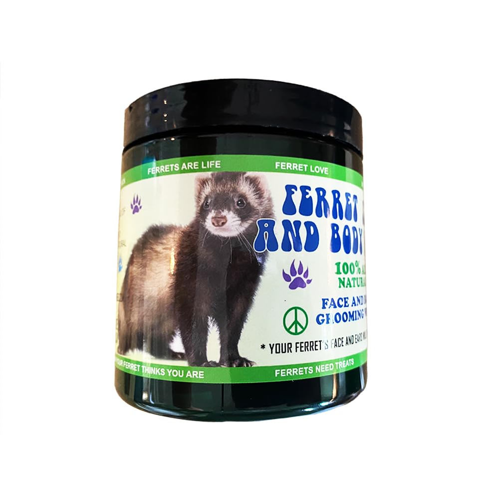 Green Piece® Ferret Face and Body Grooming Wipes - 100% Natural - Unscented