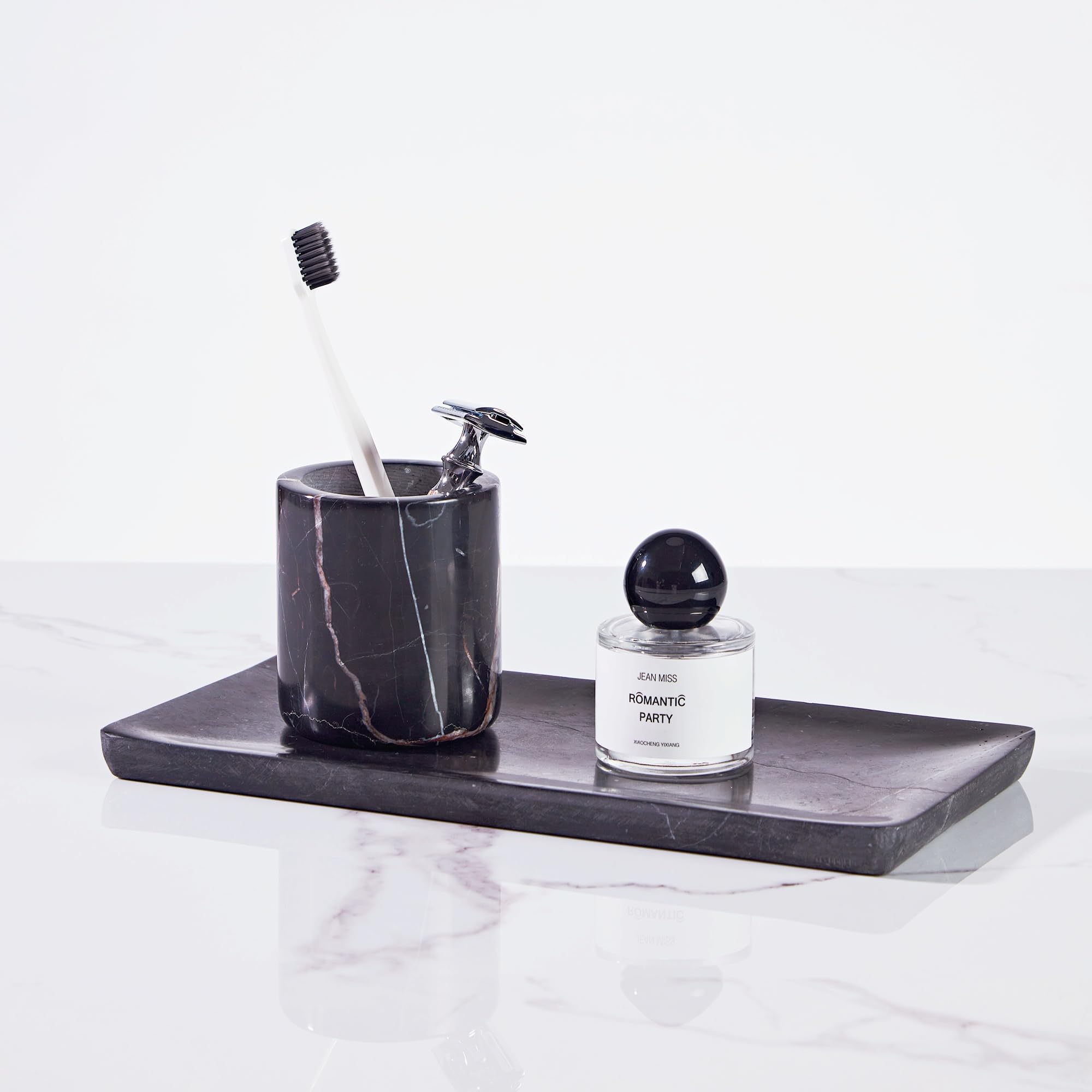 Generic Marble Bath Accessories Vanity Tray,Black Marble Vanity Tray, Black Marble Bath Accessories (Vanity Tray), XY-BATHROOM-SERIES-01