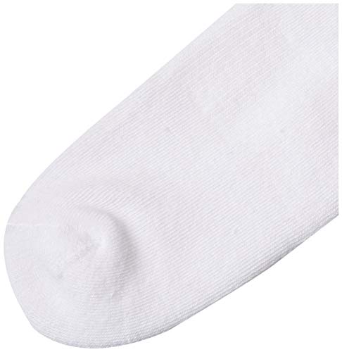 Champion mens Double Dry Moisture Wicking Logo 6 Or 12 Pack Crew Casual Sock, White Ankle C (6 Pack), US