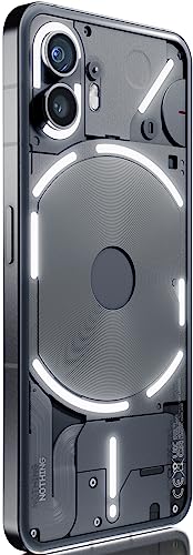 Nothing Phone 2 5G Dual 256GB 12GB RAM Unlocked (GSM Only | No CDMA - not Compatible with Verizon/Sprint) Global, NGP Wireless Charger Included β Dark Grey