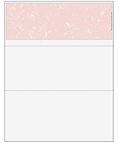 Classic Laser Top Check Stock 11" Burgundy Marble, 500/Pk