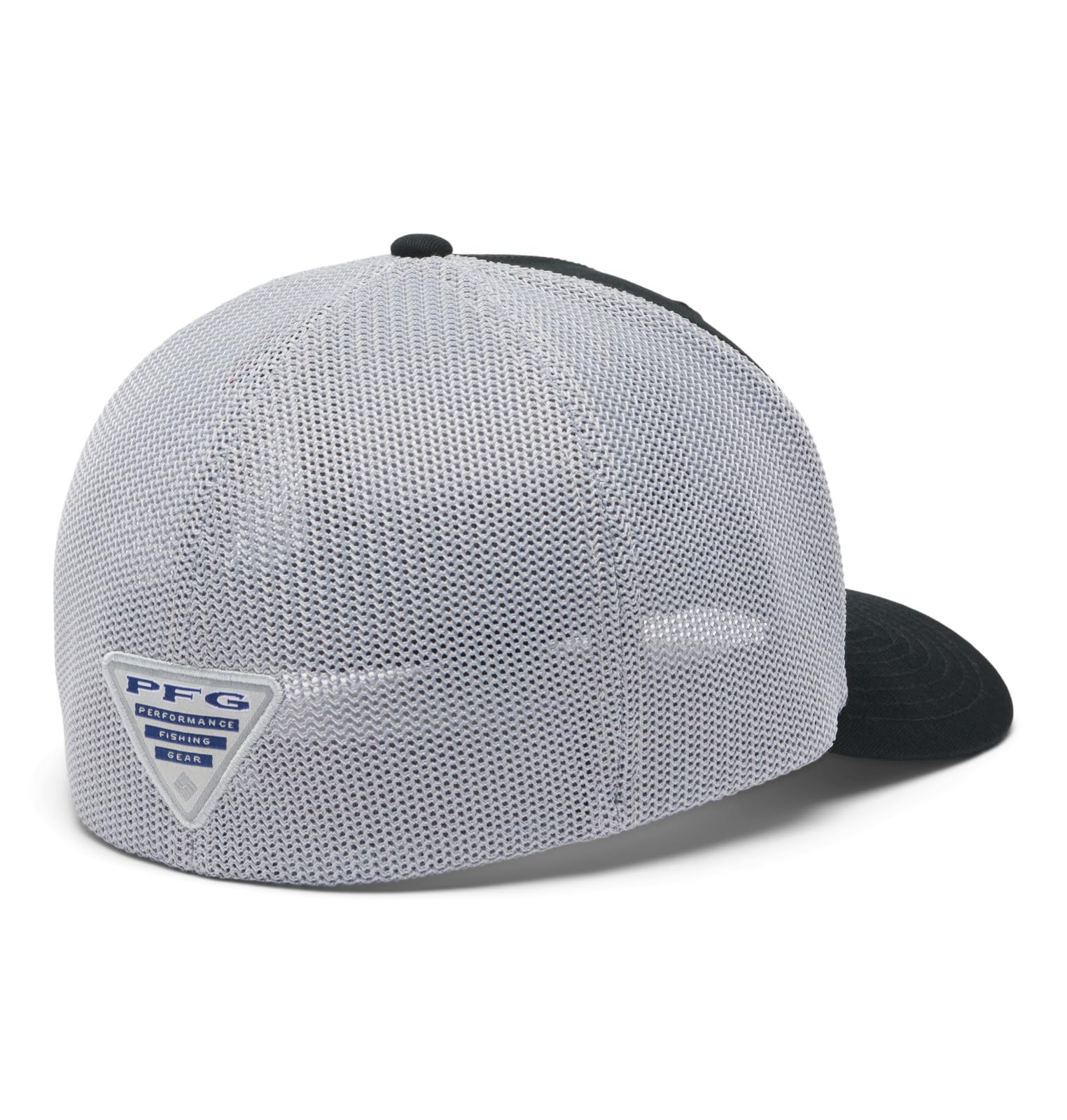 Columbia Unisex PFG Fish Flag Mesh Ball Cap - Low, Safari/PNW Flag, Small/Medium
