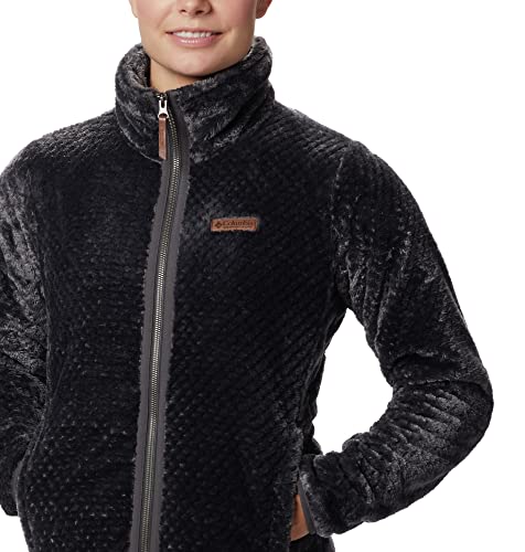 Columbia Women's Fire Side II Sherpa Full Zip, Shark, X-Large
