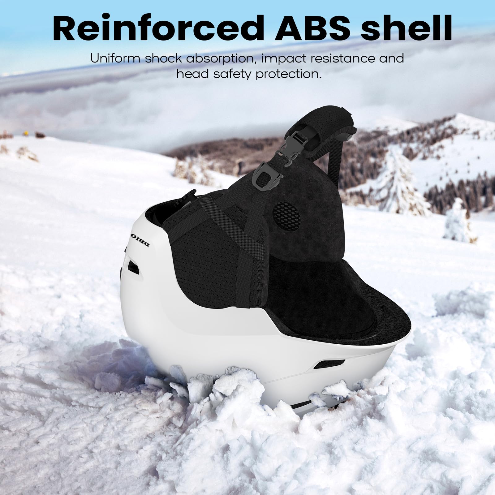 DBIO Snowboard Helmet, Ski Helmet for Adults-with 9 Adjustable Vents, ABS Shell and EPS Foam, Snow Helmets for Men and Women