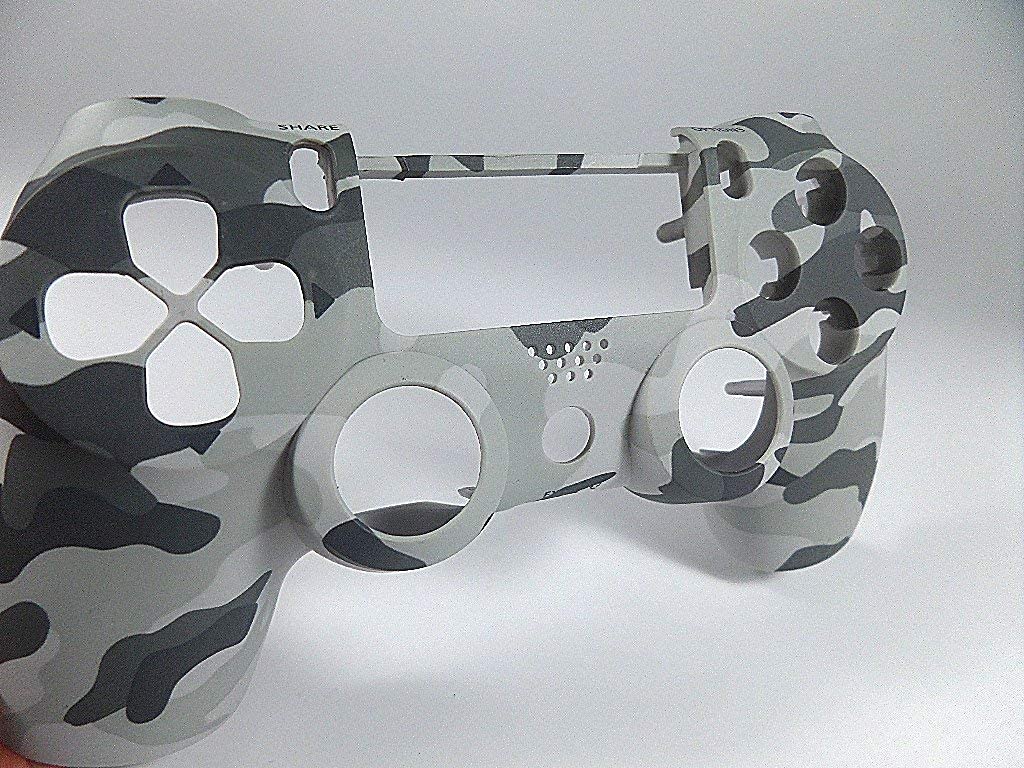 Camouflage Matte Front Faceplate Shell Case for Sony PS4 Controller Old Version Controller JDS 010 Replacement