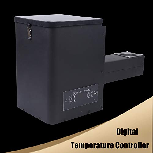 Pellet BBQ Smoker Hopper Assembly Kit, Intelligent Digital Temperature Controller Electric Wood Pellet Smoker Grill Part for Grill, Smoke, Bake, Roast, Braise, and BBQ/2100 (Color : Touch Button)