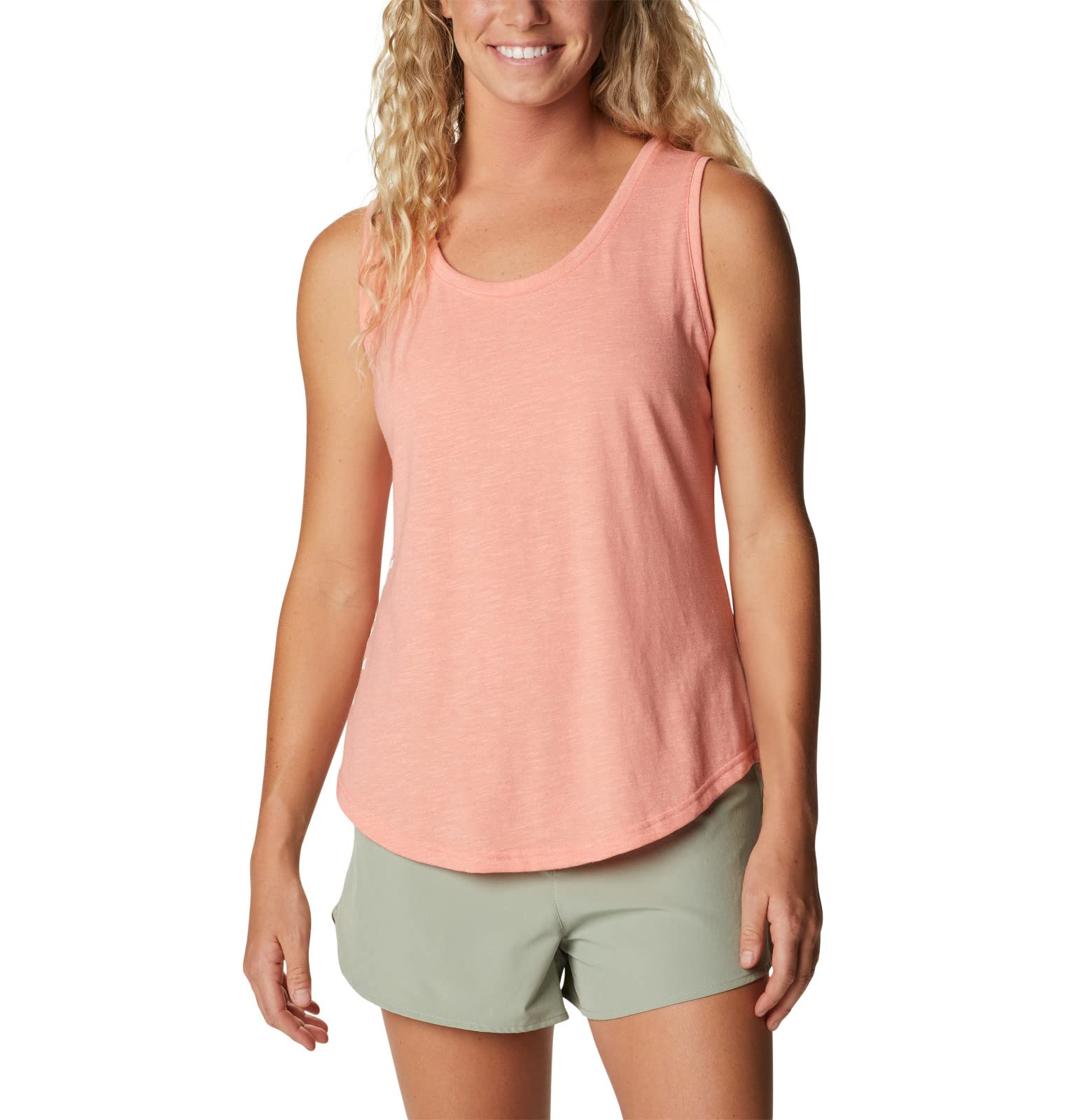 Columbia Women's Cades Cape Tank, Coral Reef, X-Large