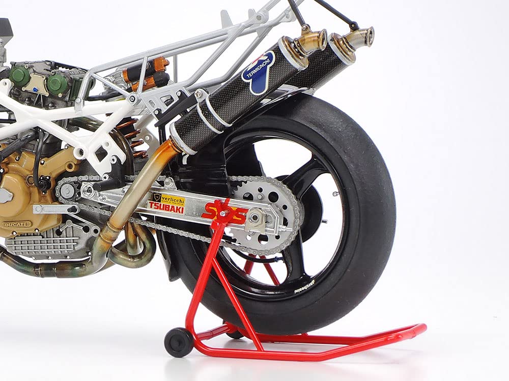 Tamiya 4950344992546 300014063-1:12 Ducati 888 Superbike 1993, Red