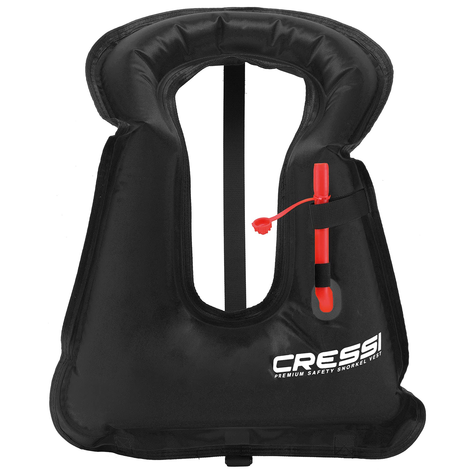Cressi Snorkel Vest Standard (Black, X-Large)