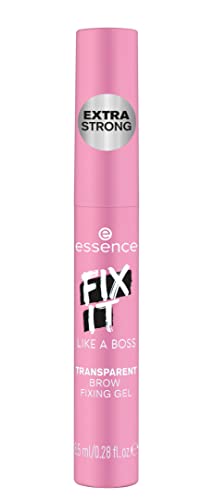 essence | Fix It Like A Boss Transparent Brow Fixing Gel | Long Lasting, Fast Drying Brow Sculpting Gel | Free From Oil, Parabens, & Microplastic Particles | Vegan & Cruelty Free
