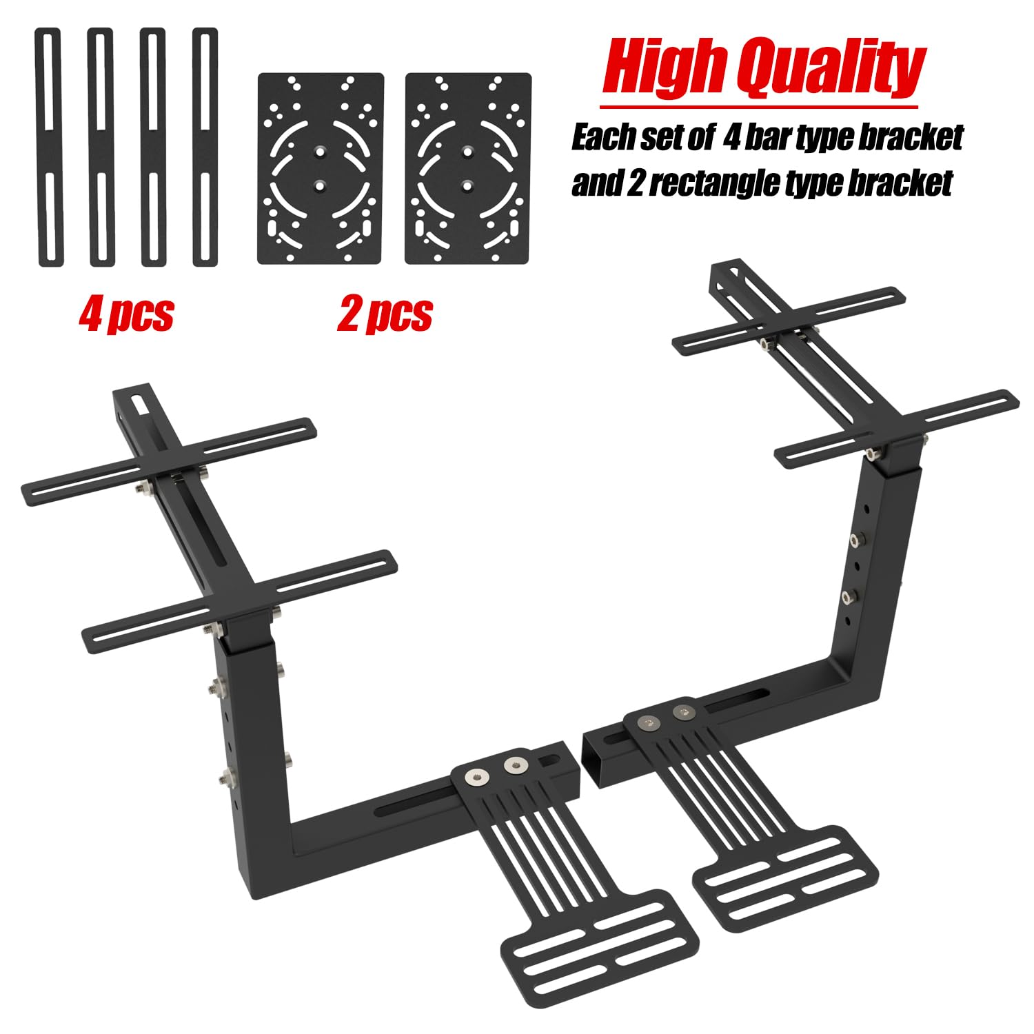 EG STARTS Games Joystick/Hotas Chair Mount Compatible for Thrustmaster A10C Hotas Warthog T.16000M FCS & TCA Officer Pack Airbus & VKB Gunfighter MK & Logitech X56 X52 Flight Simulation Controller