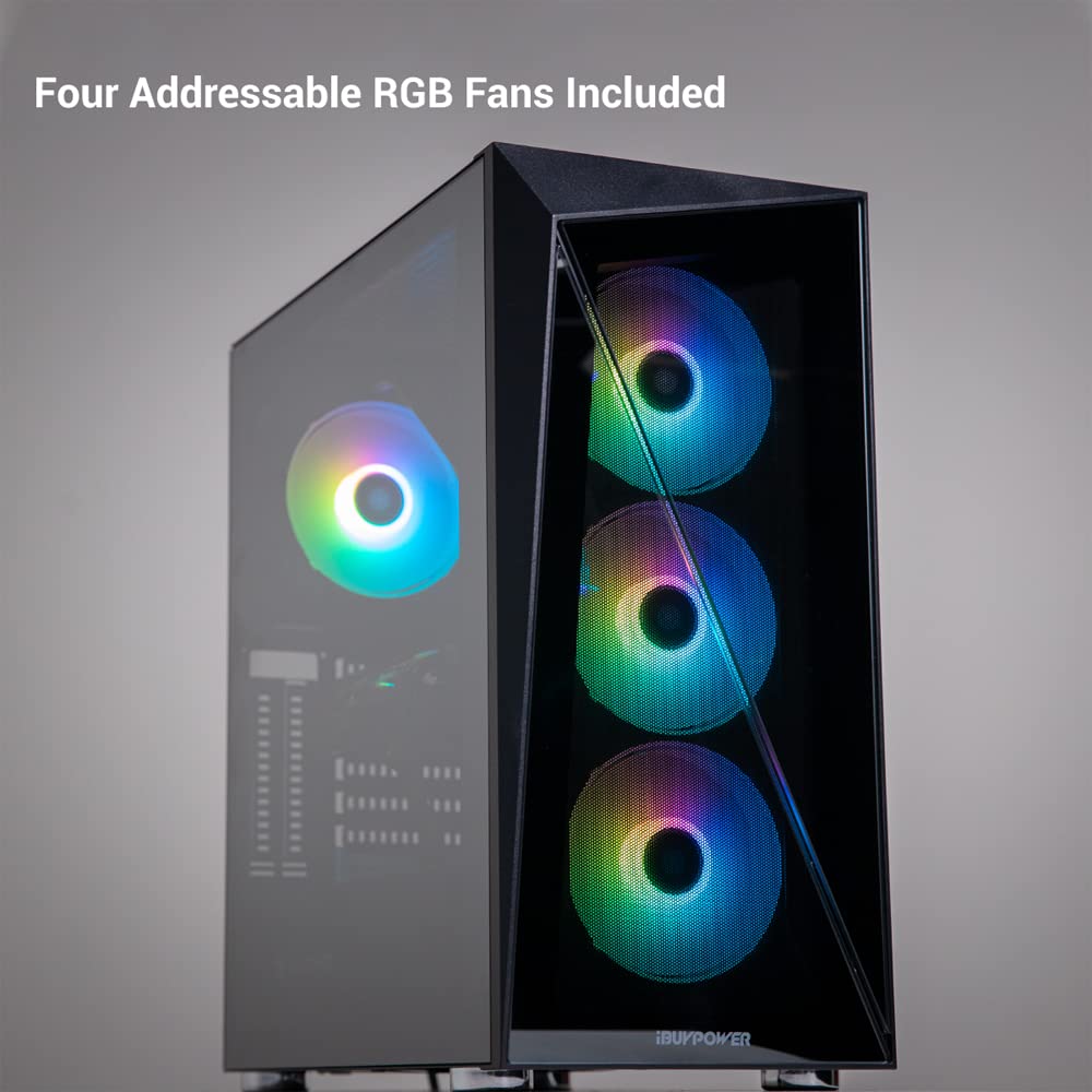 iBUYPOWER 221i Prebuilt Gaming PC - Nvidia RTX 2060 6GB, Intel i7-11700F, 16GB DDR4 Bundle with Deco Gear 25" Gaming Monitor, Gaming Mouse Pad, Gaming Microphone and 1 YR CPS Protection Pack