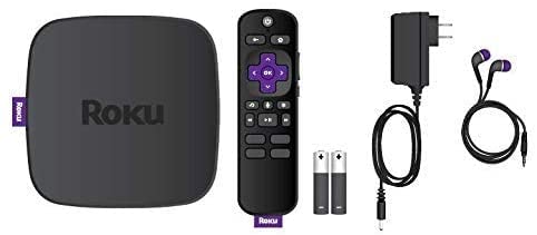 Ro-ku Ultra LT Streaming Media Player 4K/HD/HDR w/WULIC 4K HDMI Cable Black