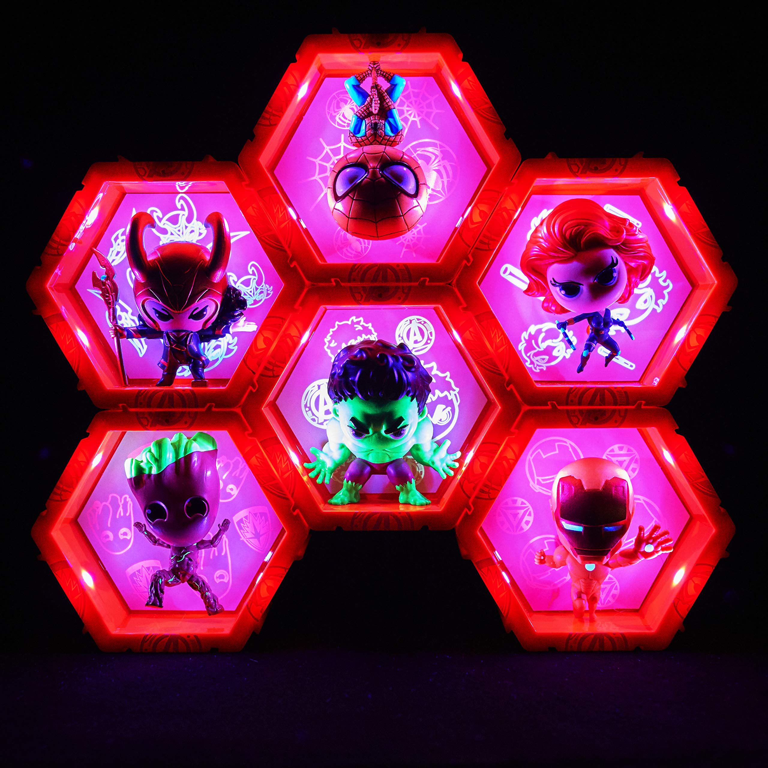 WOW! PODS Avengers Collection - Ironman | Superhero Light-Up Bobble-Head Figure | Official Marvel Collectable Toys & Gifts