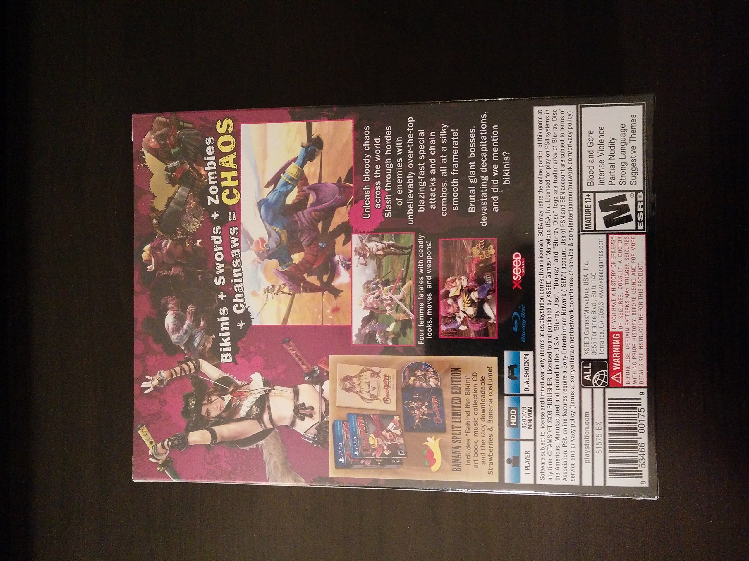 Onechanbara Z2: Chaos - 'Banana Split' Edition - PlayStation 4