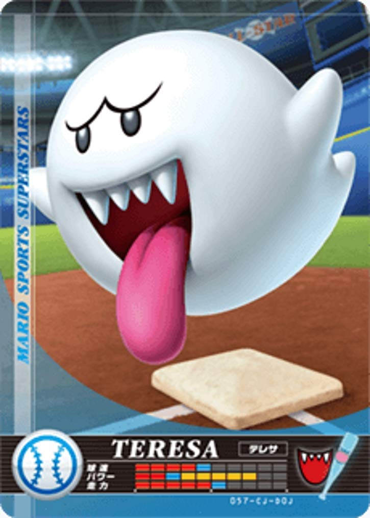Nintendo Mario Sports Superstars Amiibo Card Baseball Boo for Nintendo Switch, Wii U, and 3DS