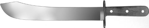 Hyde Tools 68180 14-Inch Flat Ground Butcher Knife with Guard 514