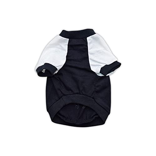 PETMONT Casual T-Shirt for Pets Desing: Love Navy Blue and White Great for Small and Medium Dogs Size Extra Small