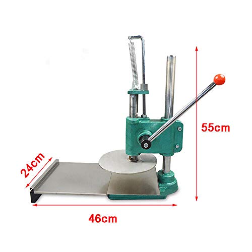PIAOCAIYIN Pizza Dough Press, Press Machine, 9.5" Household Manual Pastry Press Machine, Stainless Steel Pizza Dough Maker, Commercial Pizza Dough Forming Machine for Home or Commercial Use