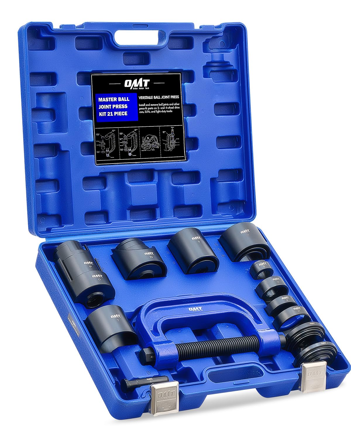 Orion Motor Tech 21PCS Master Ball Joint Press, Upper and Lower Ball Joint Removal Tool, Automotive Ball Joint Press Kit