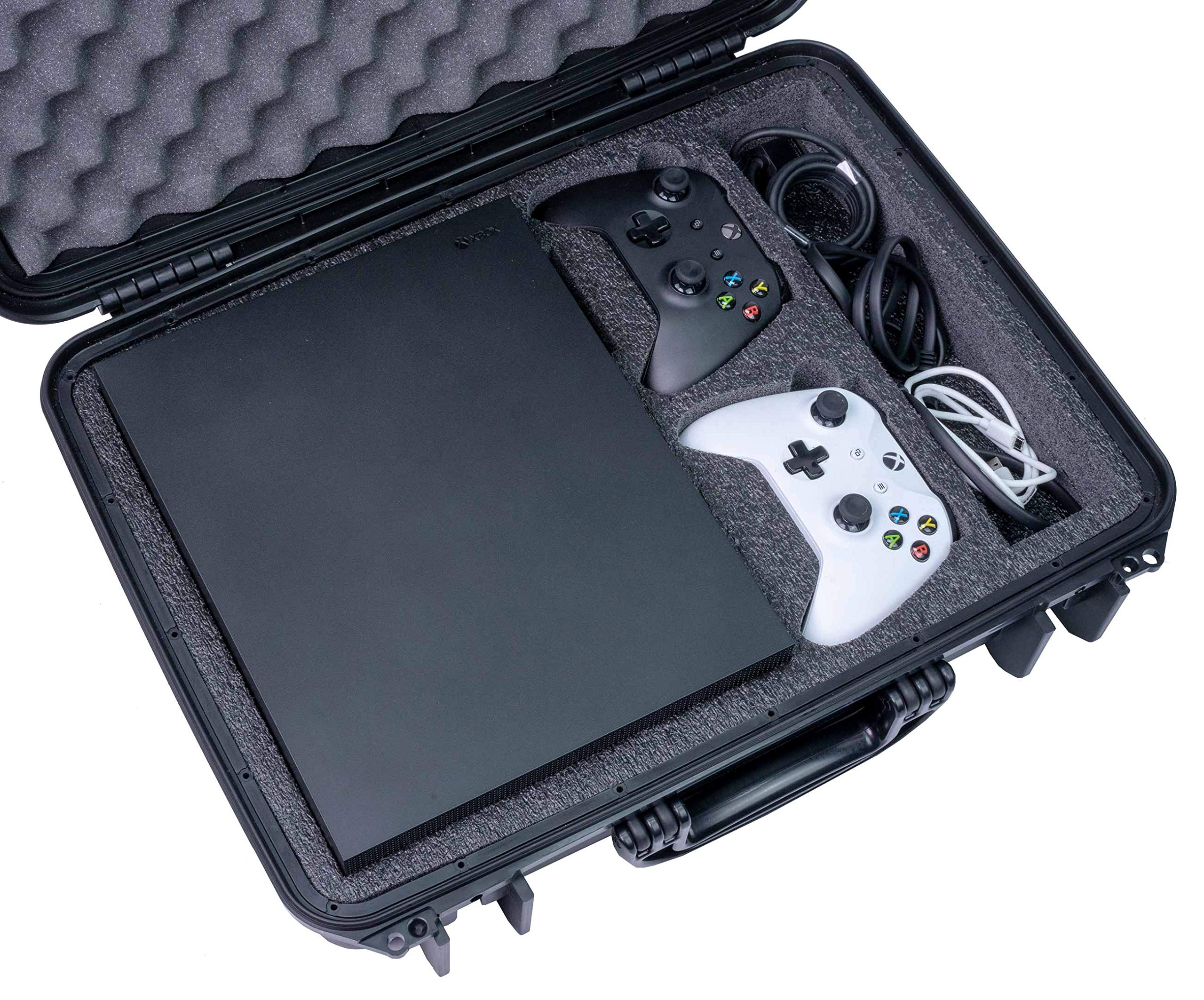 Case Club Case fits Xbox One X / S in Pre-Cut Waterproof Hard Shell