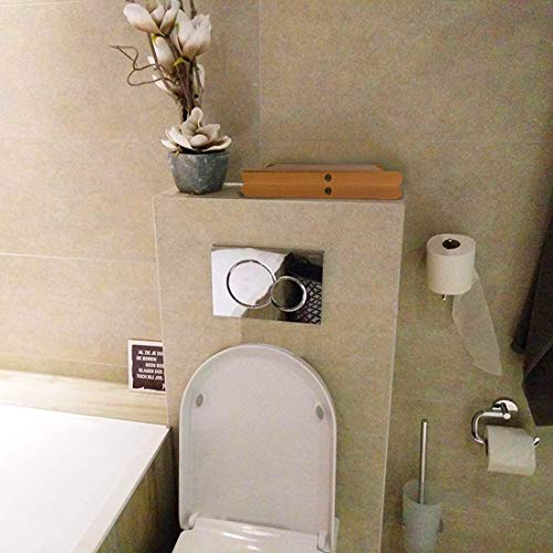 Folding Squatting Stool (1 Pair), Multi-Function Foldable 7-9" Height Squatting Toilet Step Poop Stool,Multi-Function Toilet Stool Portable Step for Adult Home Bathroom