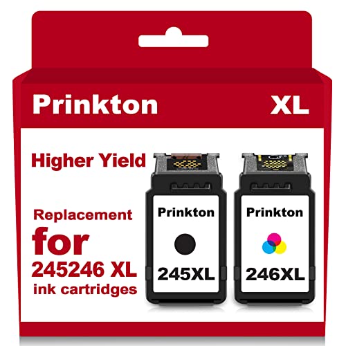 PG-245XL CL-246XL Remanufactured Ink Cartridge Replacement for Canon 245 246 XL for Pixma MX490 MX492 TR4520 MG2520 MG2920 MG3022 IP2820 TS202 TS3122 Printer