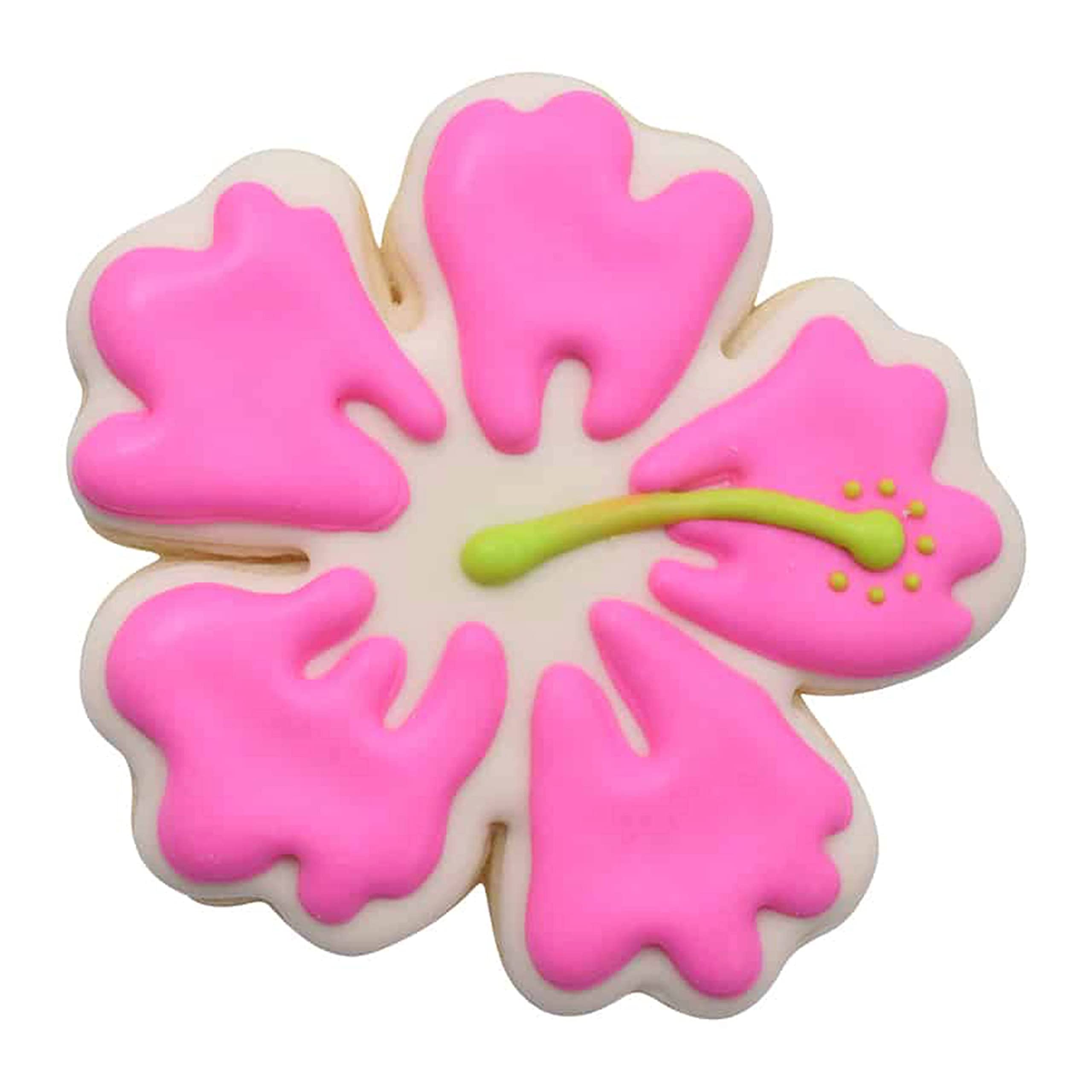 Foose Brand Store Hibiscus Flower Cookie Cutter 3.5 inch - Stainless Steel β Durable and Dishwasher safe