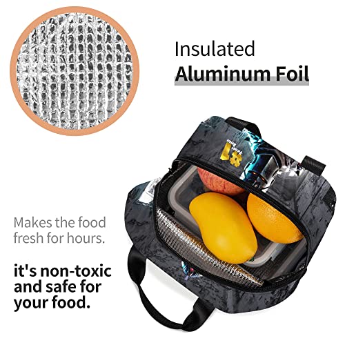 UNYDSVA Game Role Style Lunch Bag Cooler Bag Portable Insulated Lunch Bag Waterproof Tote Bento Bag Lunch Tote B