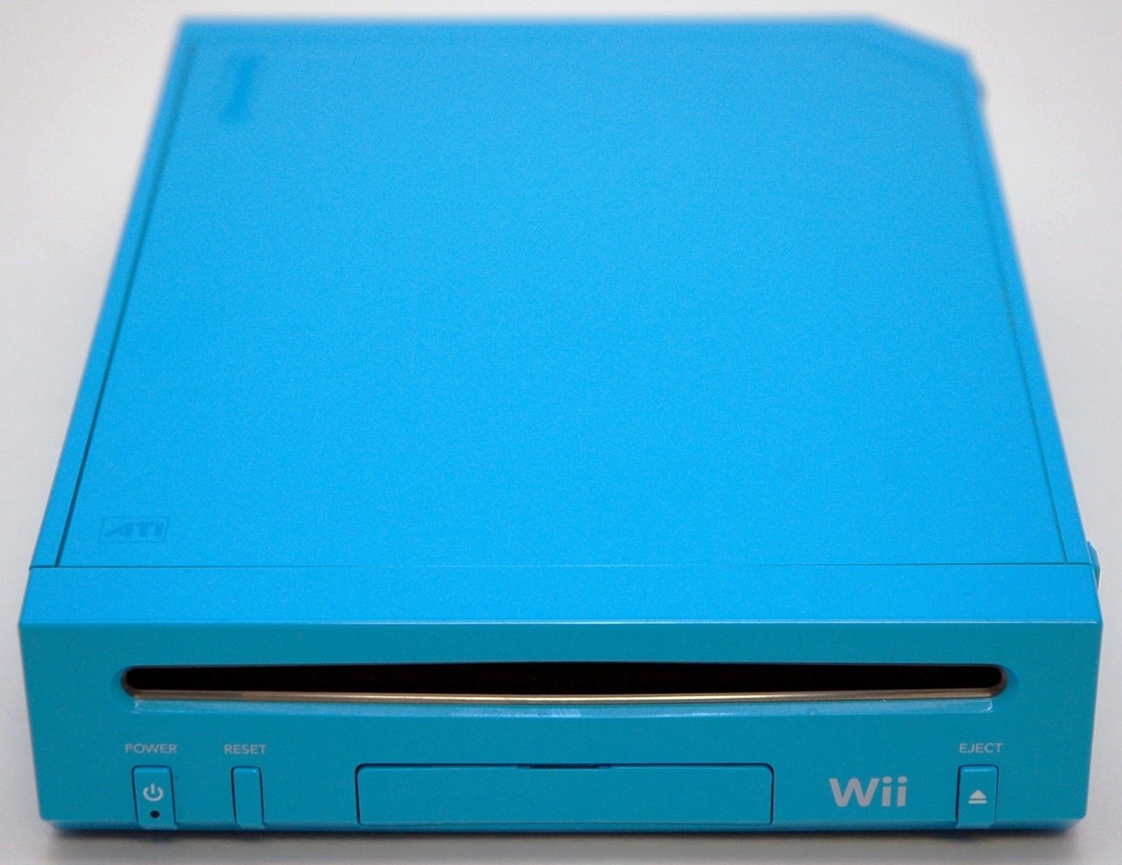 Nintendo Wii Limited Edition Blue Video Game Console Home System RVL-101
