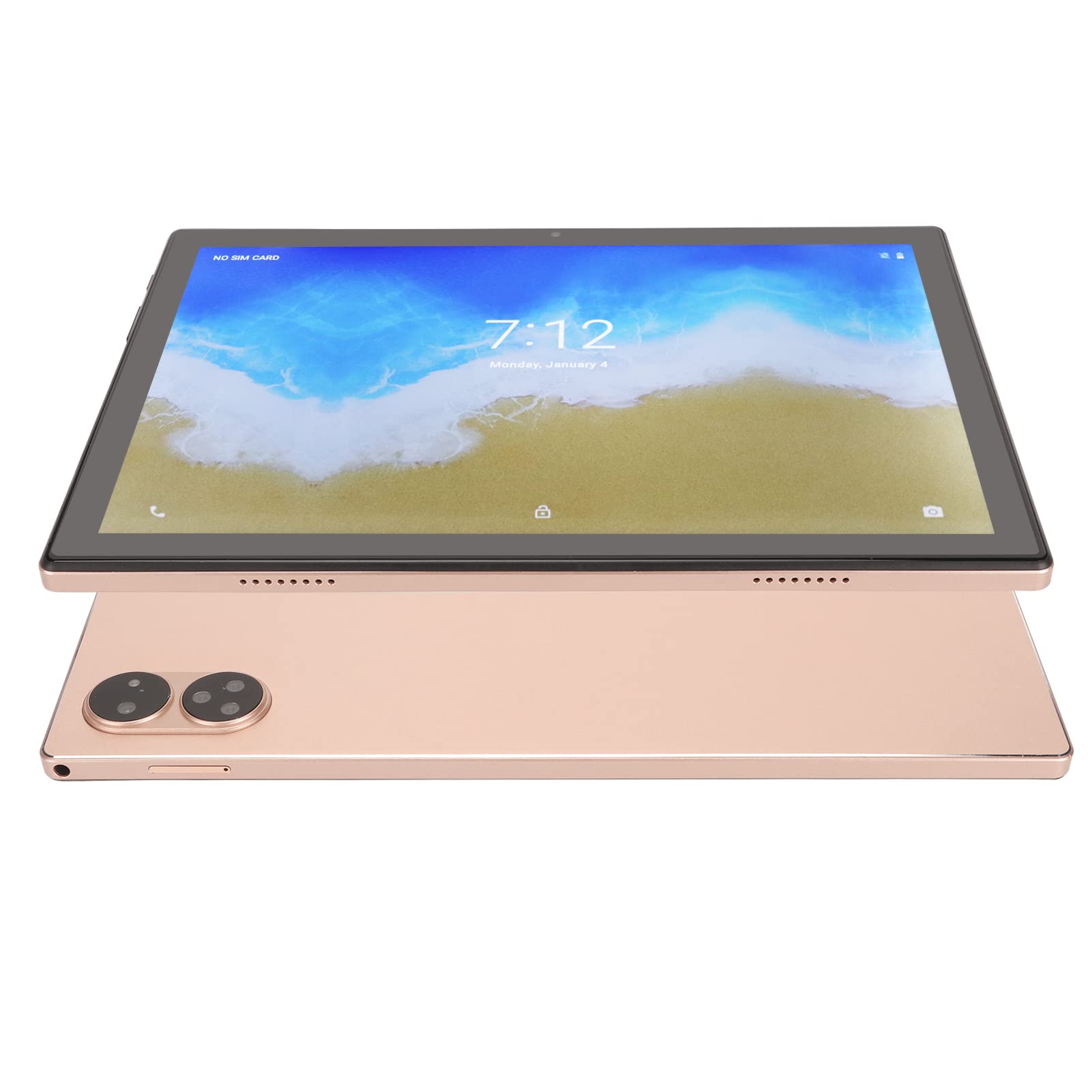 FOTABPYTI 10.1 Inch HD Tablet 8GB RAM 128GB ROM 100‑240V 8MP Front Camera 13MP Rear 8 Core Work Tablet for Android 12 (US Plug)