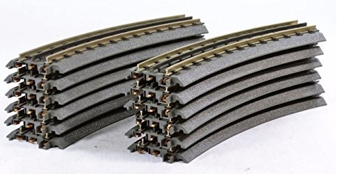MTH RealTrax - 12 Pieces of O-42 Curved Section