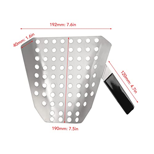 Popcorn Speed Scoop, Stainless Steel Popcorn Scoop, Easy Fill Tool for Bags & Boxes, for Snacks, Desserts, Ice, & Dry Goods