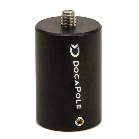 DOCAZOO, 24 Foot Camera Pole β 6-24 ft Extension Pole + Camera Adapter for GoPro, Camera or Video Camera | Provides up to 30 Feet of Reach | Painters Pole Camera Adapter