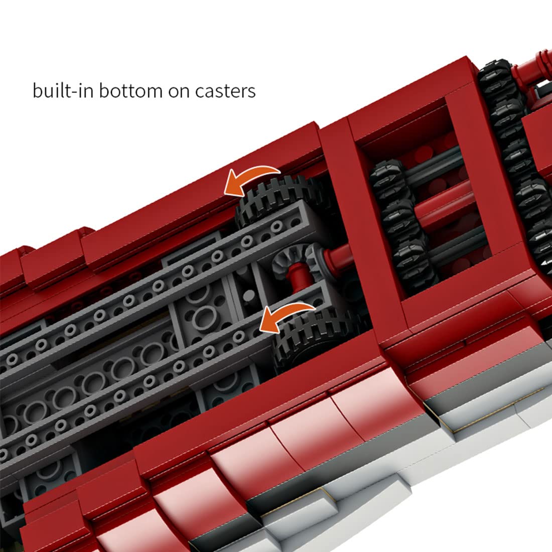 DIYI DIY Bismarck Battleship Model MOC Building Blocks Toys Set, Military Warship Compatible with Lego (2081PCS)
