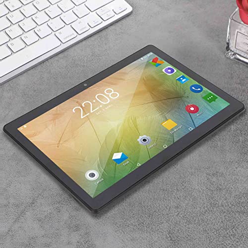 Dpofirs Androids Tablet 10 inch, IPS HD Display 4000mAh Tablets Dual SIM Dual Standby 2GB ROM 32GB RAM Dual Camera IPS 1080P HD Large Screen Portable Call Tablet Kids (Black)