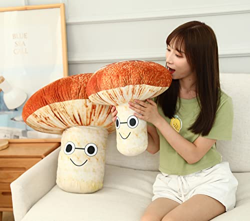 Ichesun 3D Creative Vivid Mushroom Pillow Gift Plush Throw Pillow (7"(Small Size/18cm))