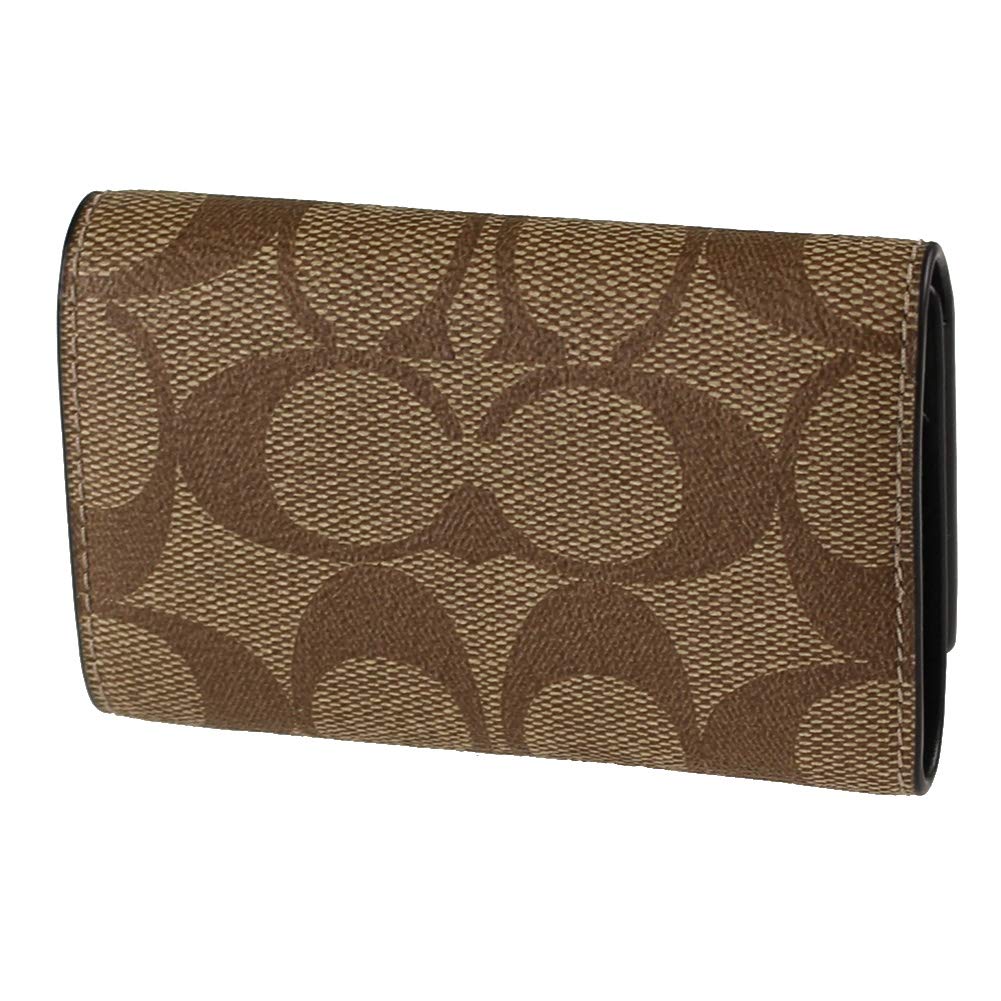 Coach Key Case, Outlet Signature Canvas 5 Row Key Case/Keychain