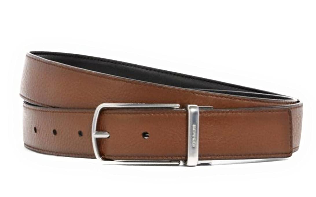 Coach Mens Skinny Buckle Cut-To-Size Reversible Dress Belt 32 mm