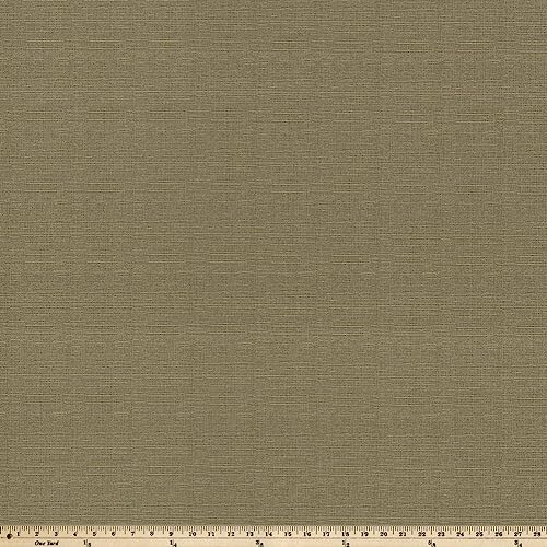 Pillow Perfect Monti Chino Solid Indoor/Outdoor Wicker Patio Seat Cushion Reversible, Weather and Fade Resistant, Square Corner - 18.5" x 19", Tan, 2 Count