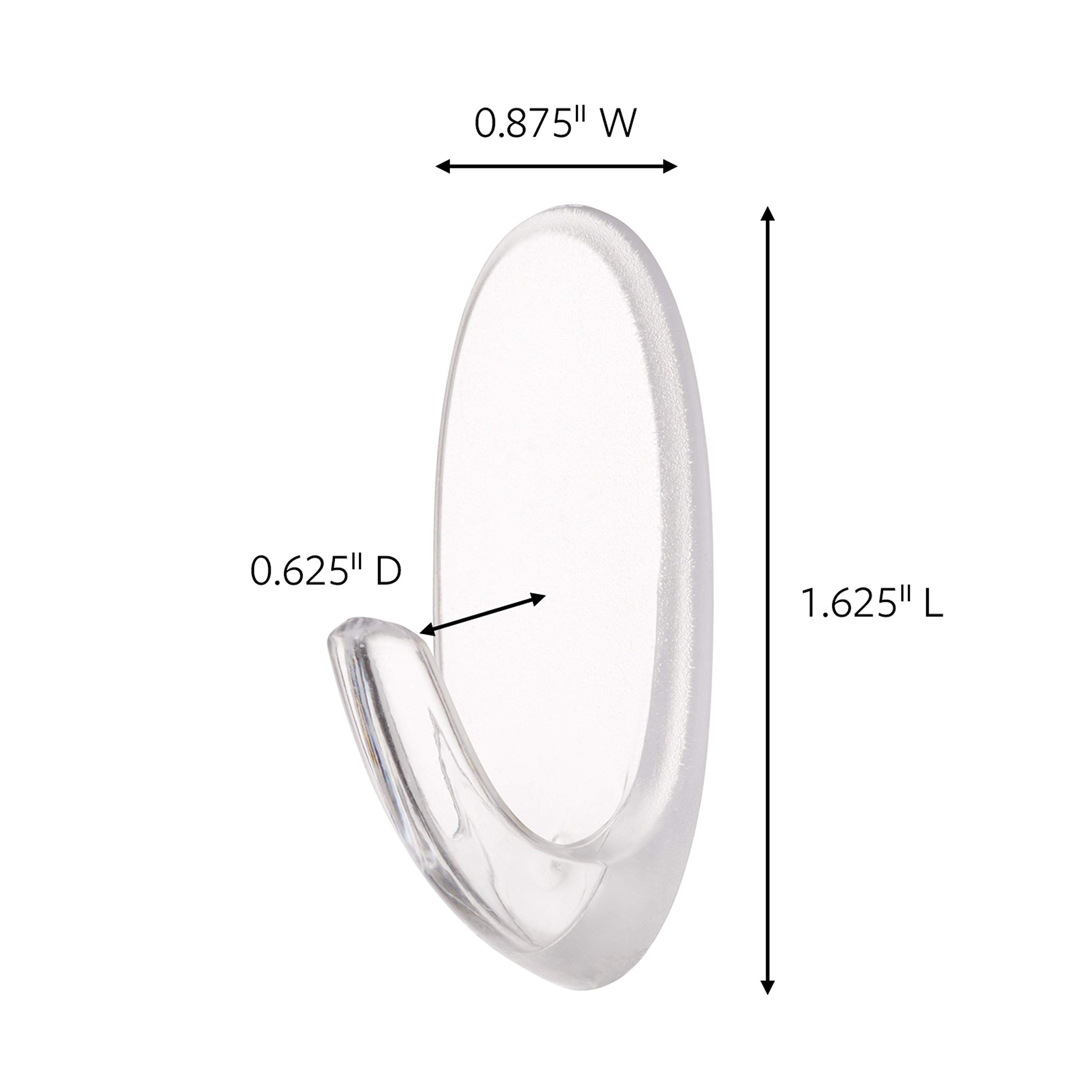 Command 17091CLR-VP Clear Strips, 2-Pack Medium, 12 Hook, Count