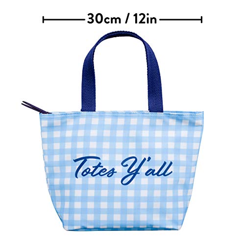 Draper James Insulated Cotton Y'all Reuseable Lunch Tote Bag, One, Multi