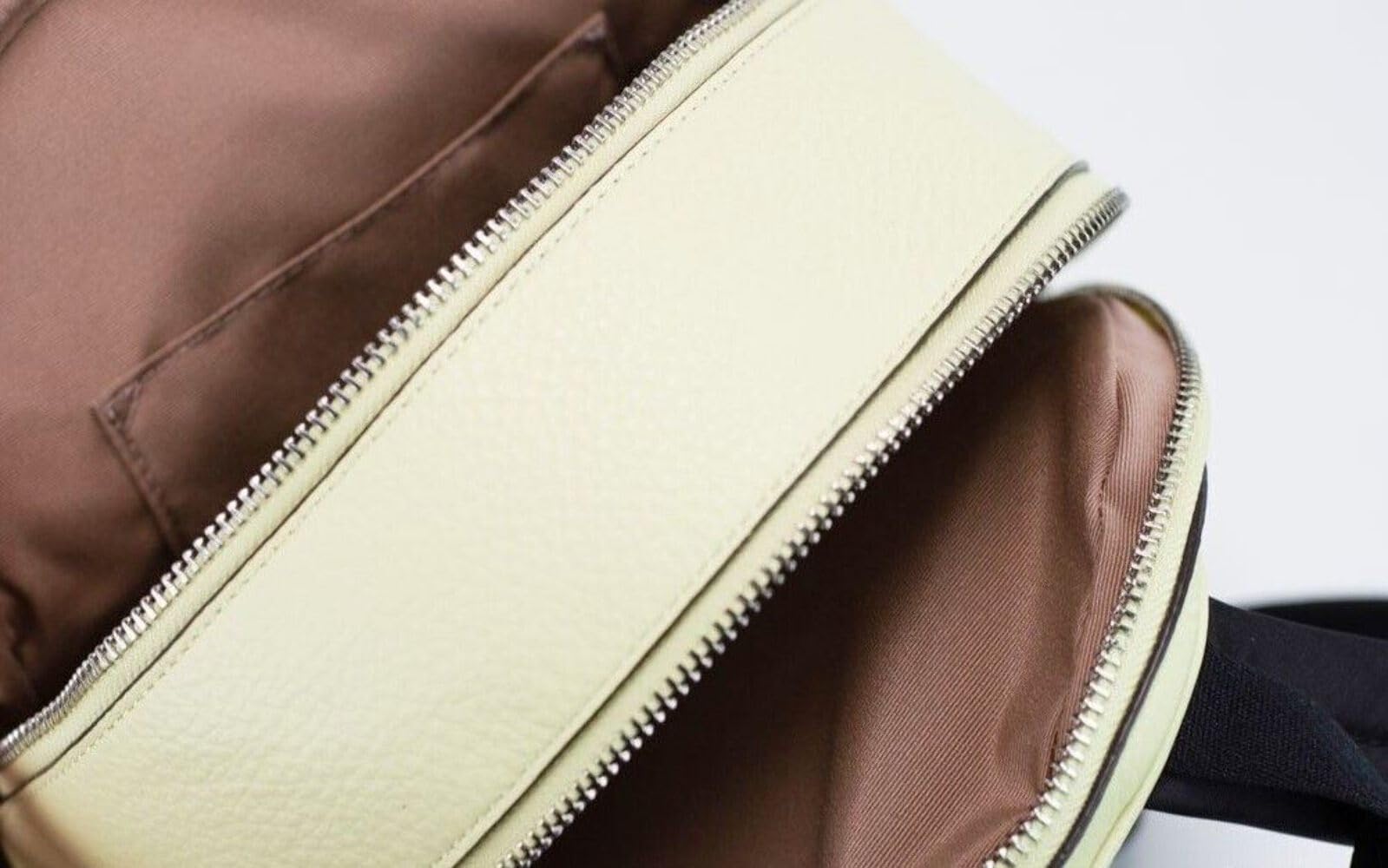 Coach Women's Mini Court Backpack (Pebble Leather - Pale Lime)