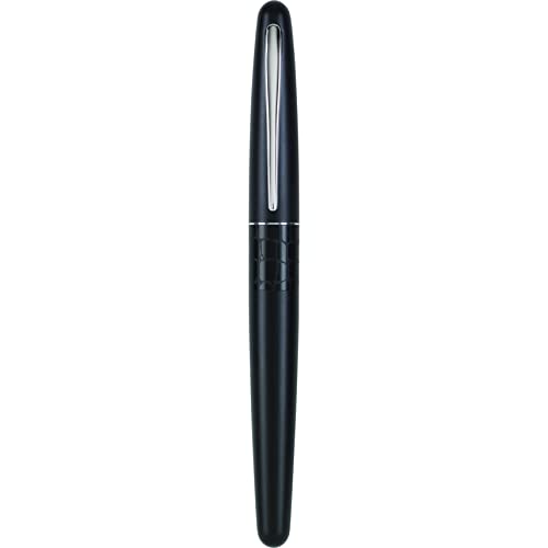 PILOT MR Animal Collection Fountain Pen in Gift Box, Matte Black Barrel with Crocodile Accent, Medium Point Stainless Steel Nib, Refillable Black Ink (91135)