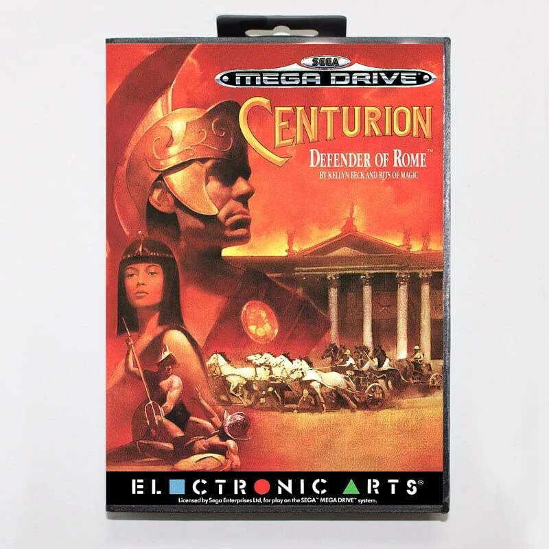 Centurion Defender Of Rome Sega MD Games card For Sega MegaDrive Video Game Console 16 Bit MD Card,with Retail Box ( JAP SHELL )