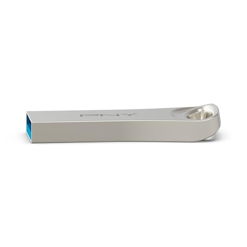 PNY 512GB Elite-X USB 3.2 Flash Drive - 220MB/s, Durable Premium Metal Housing, for Storing, Sharing, and Protecting Important Content, P-FDI512ELTX-GE, Silver