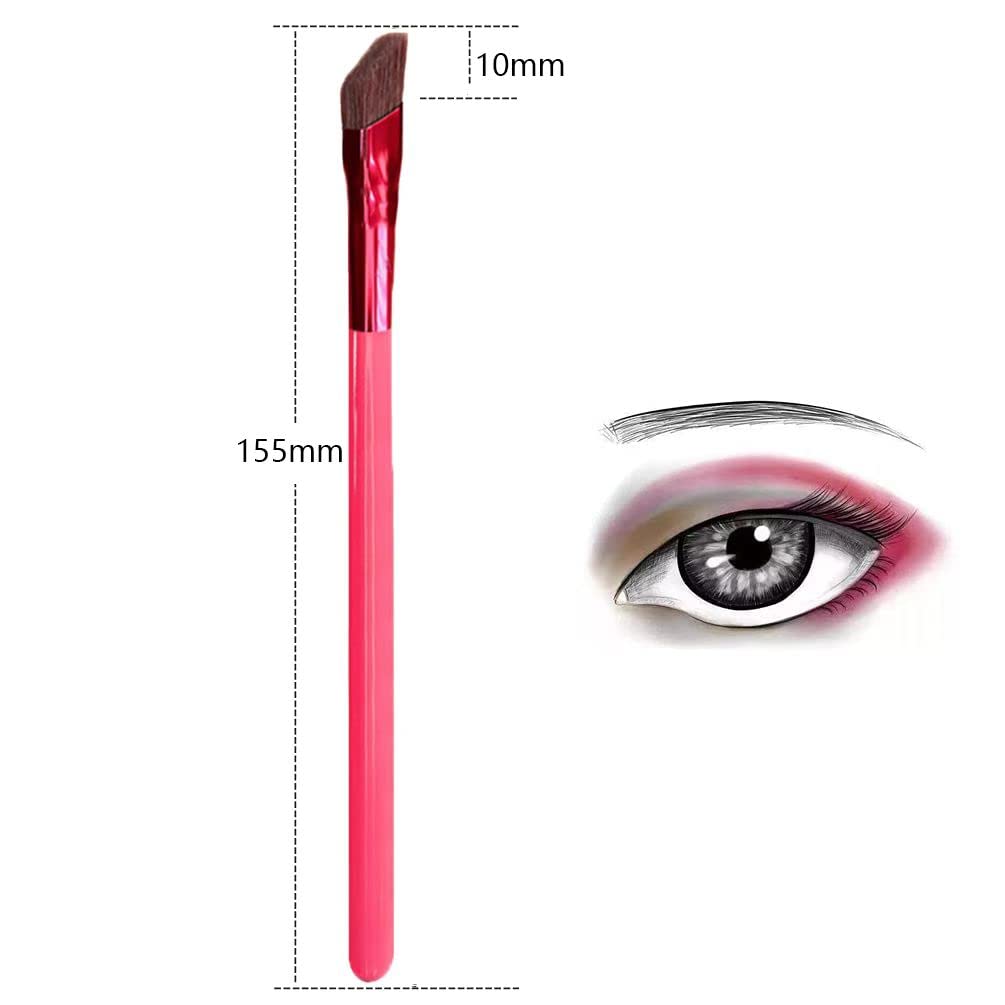 Eyebrow Brush Professional Eyebrow Brush Multi Function Eyebrow Brush Three-dimensional Concealer Makeup Brush Angled Eyebrow Hairline Brush (1Pcs)