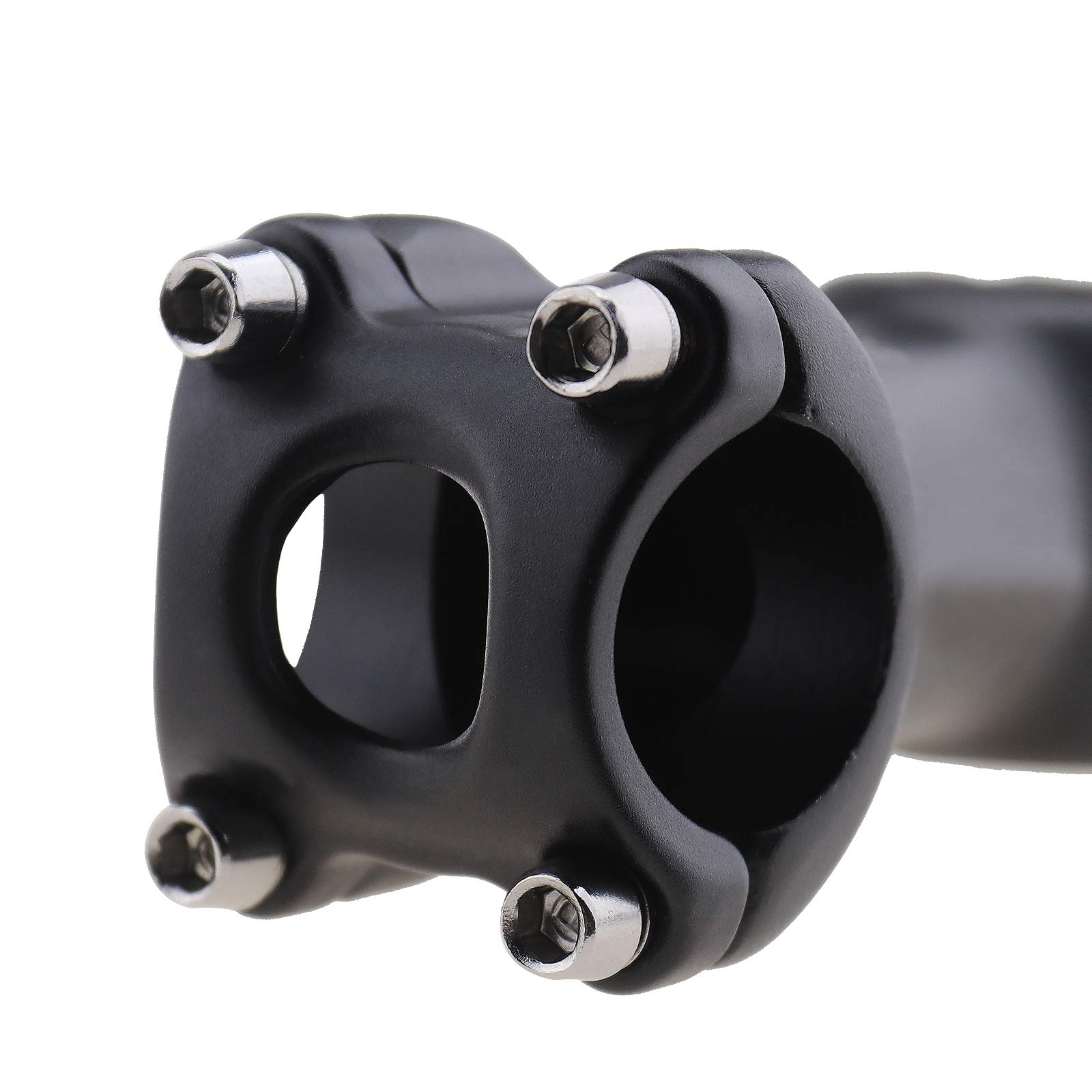 Create idea 1 Inch Adjustable Handlebar Stem,for Cross-Country Bike 1-1/8inch Front Fork 4-1/3 Inch Extension Black